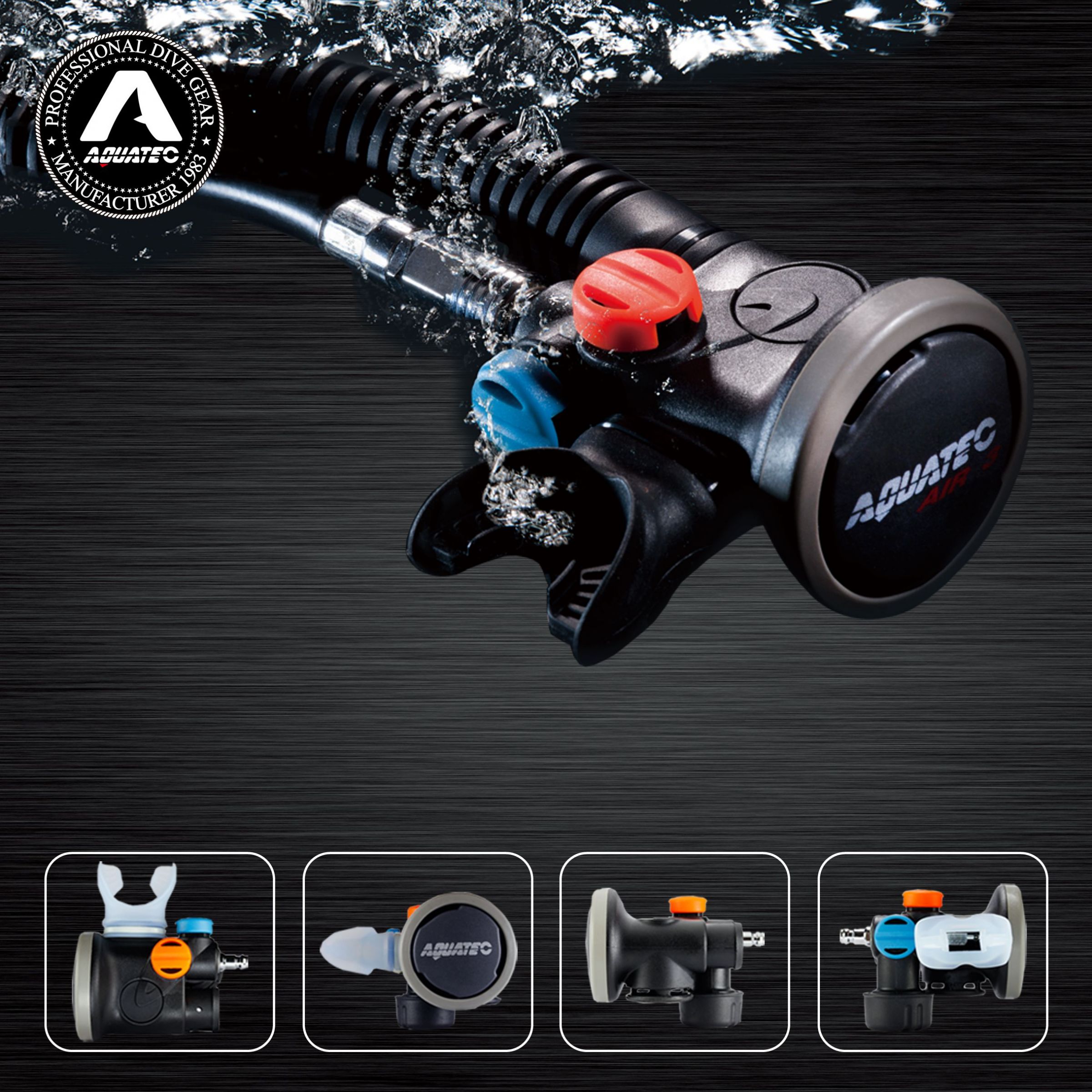 Scuba AIR-3 Combination octopus | Dive Gauges | Underwater Compasses ...