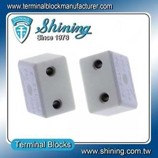 TC-652-A Panel Mounted 600V 65A 2 Pole Ceramic Terminal Block ...