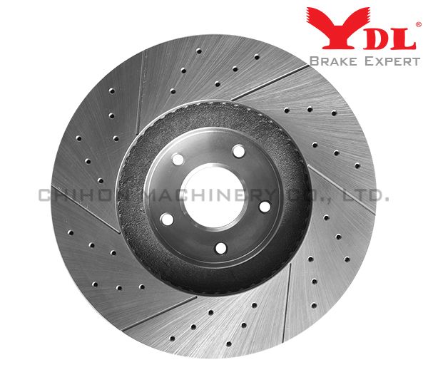Disco perforado y ranurado de rendimiento para NISSAN Murano y Fx35 FR ...