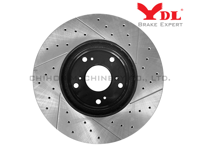 Performance Drilled Slotted Brake Disc for HONDA ACCORD and CRV - High ...