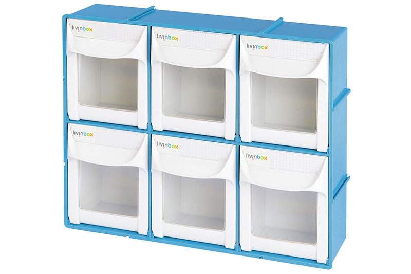 Flip Out Bin Set with 6 Drawer Compartments | FO-306 | Organized ...