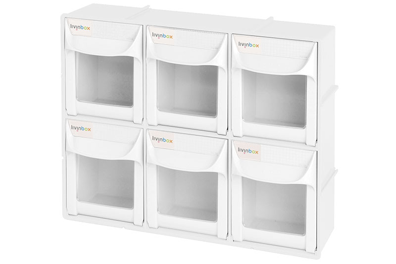 Flip Out Bin Set with 6 Drawer Compartments | FO-306 | Organized ...