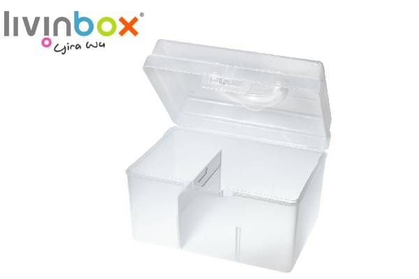 Portable Craft Organizer Box with Divider, 5.8 Liter | TB-702D ...