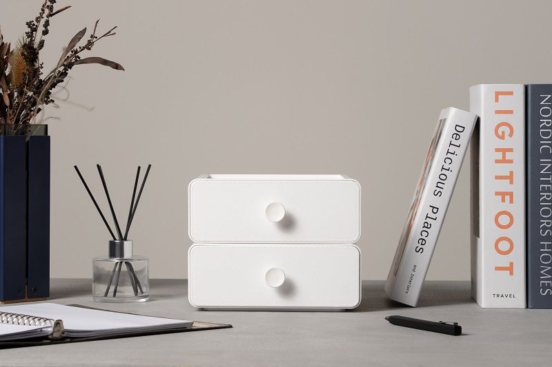 Plastic Desktop Organizer for efficiency and style | Organized storage ...