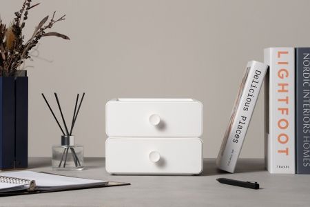 Plastic Desktop Organizer for efficiency and style | Organized storage ...