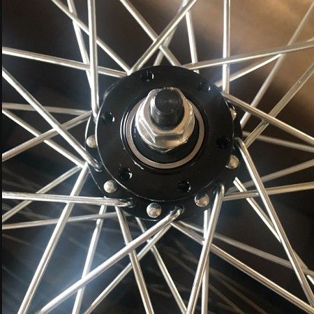 High-Performance Front Wheel Set with Disc Brake Mount: Precision and ...