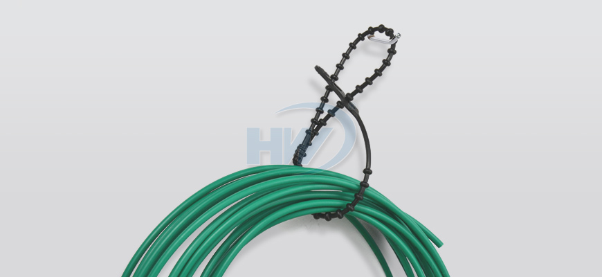 320x4.4 mm (12.7x0.17 inch), Cable Ties, PA66, Beaded, Releasable - 9lbf (4.1kgf) tensile ...