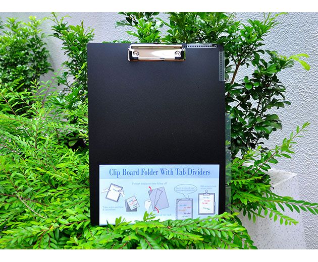 PP Clip Board with Tab Dividers | YES Eco-Friendly