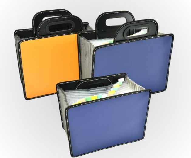 Executive Expanding File - YES Retractable Handle PP Organizer