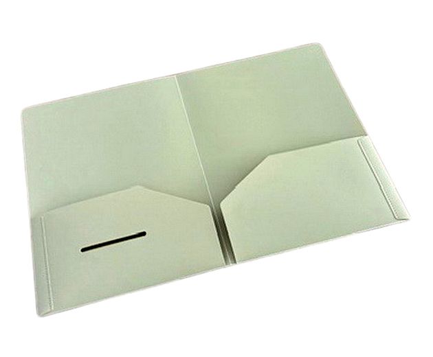 Biodegradability PP Folder with 2 Open Pockets | Wholesale PP Office ...