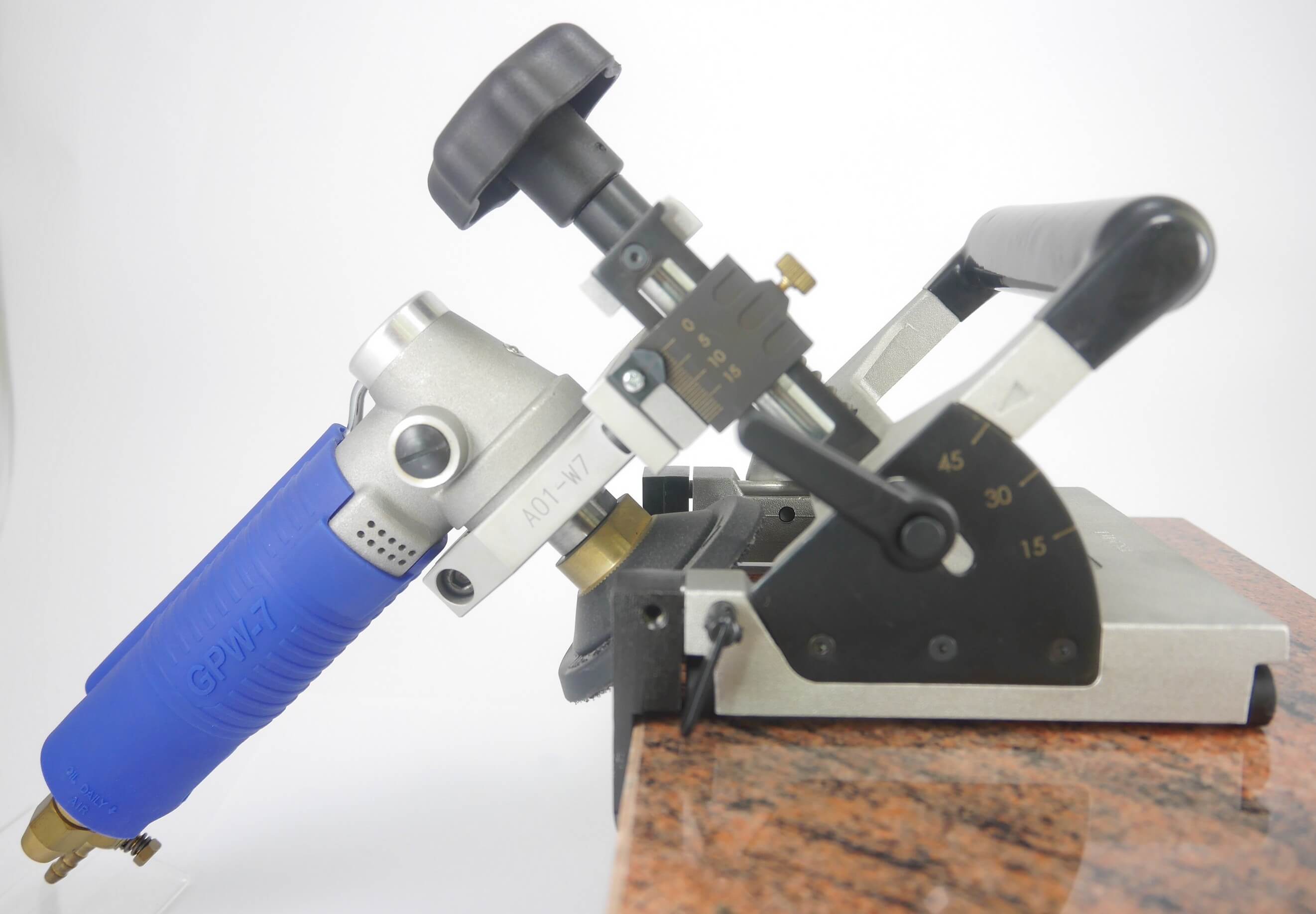 Beveling Auxiliary Base(15~45 degree) - Wet Air Chamfering Machine, Wet ...