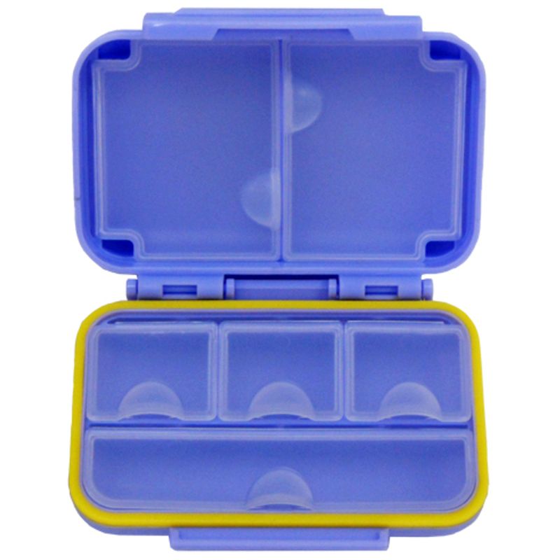 Custom Moisture Damp Proof Portable Pill Case for Pocket with 6 ...