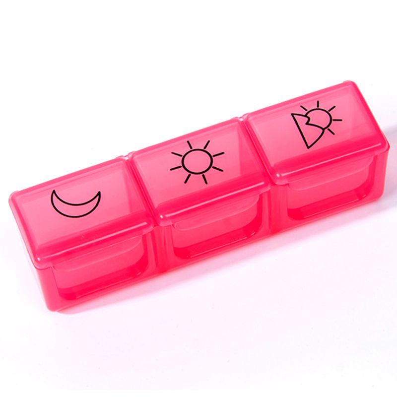 Daily Tablet Organizer Box 3 Times A Day with Short Size | Wholesale ...