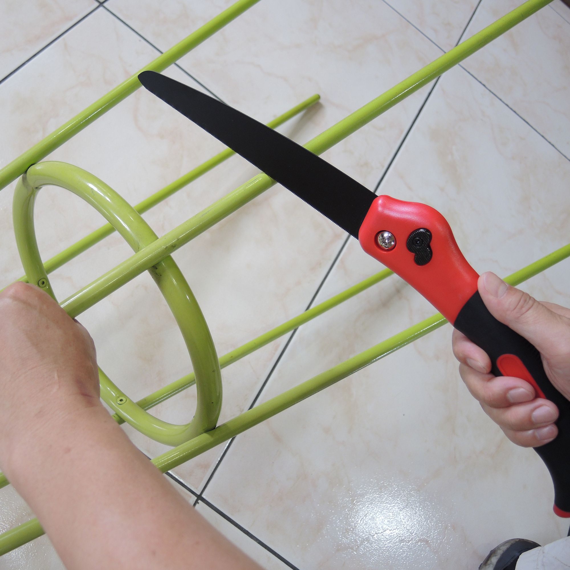 210mm Folding Hand Saw 24TPI for Metal & Plastic | Soteck