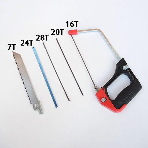 5-in-1 Multi-Function Junior Hacksaw with 5 Blades | Soteck