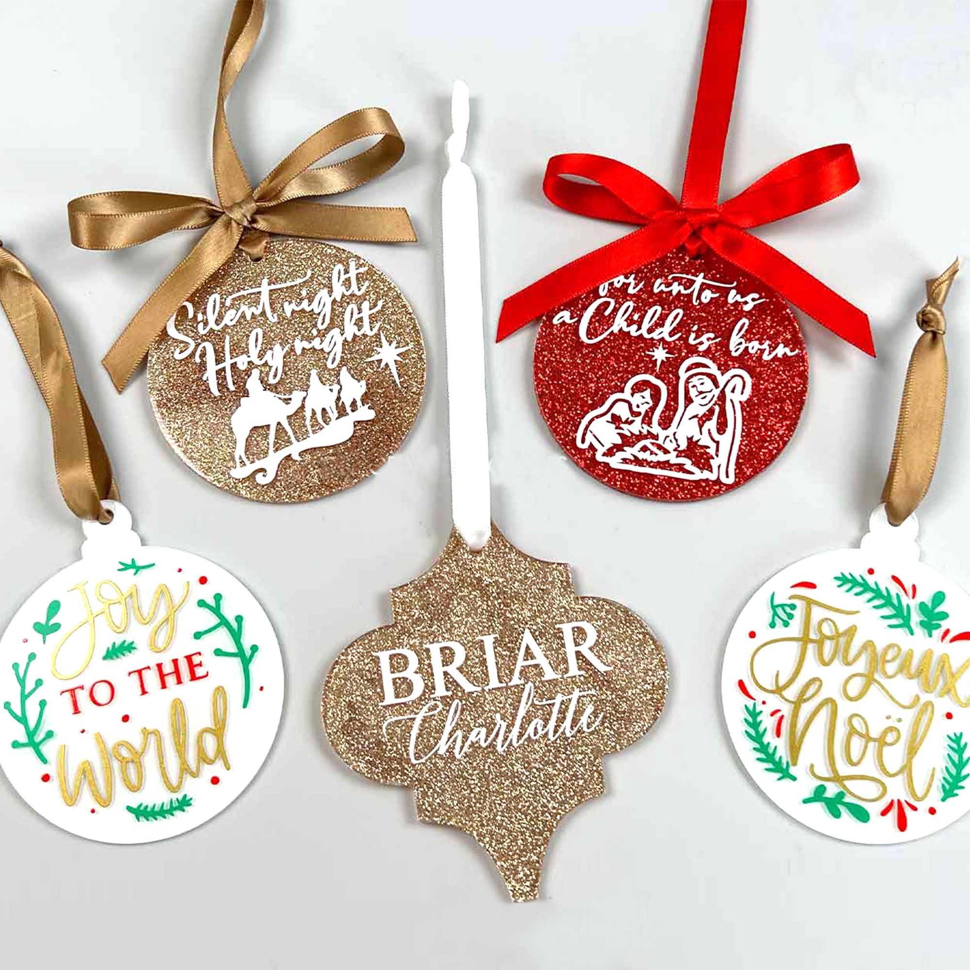 Custom Acrylic Christmas Oranment | OEM Manufacturer of Custom Acrylic ...