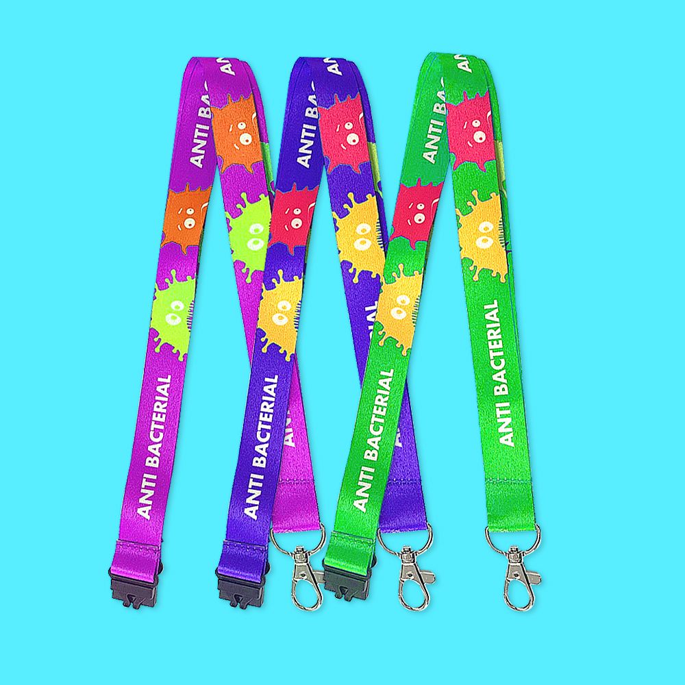 Custom Anti-Microbial Lanyard | OEM Manufacturer of Stay Healthy ...
