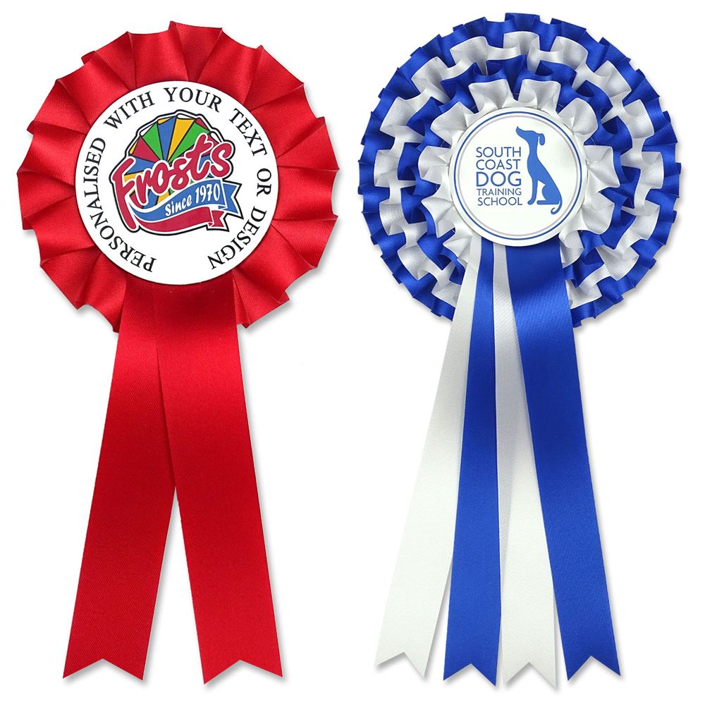 Custom Award Rosette Ribbon | OEM Manufacturer of Create Affordable ...