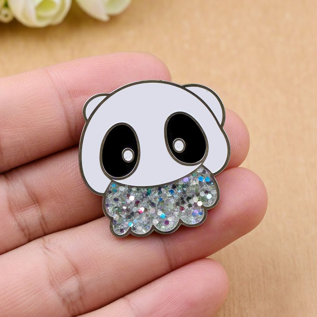 Custom Bling/Glitter Pin | OEM Manufacturer of Custom Bling Badges ...