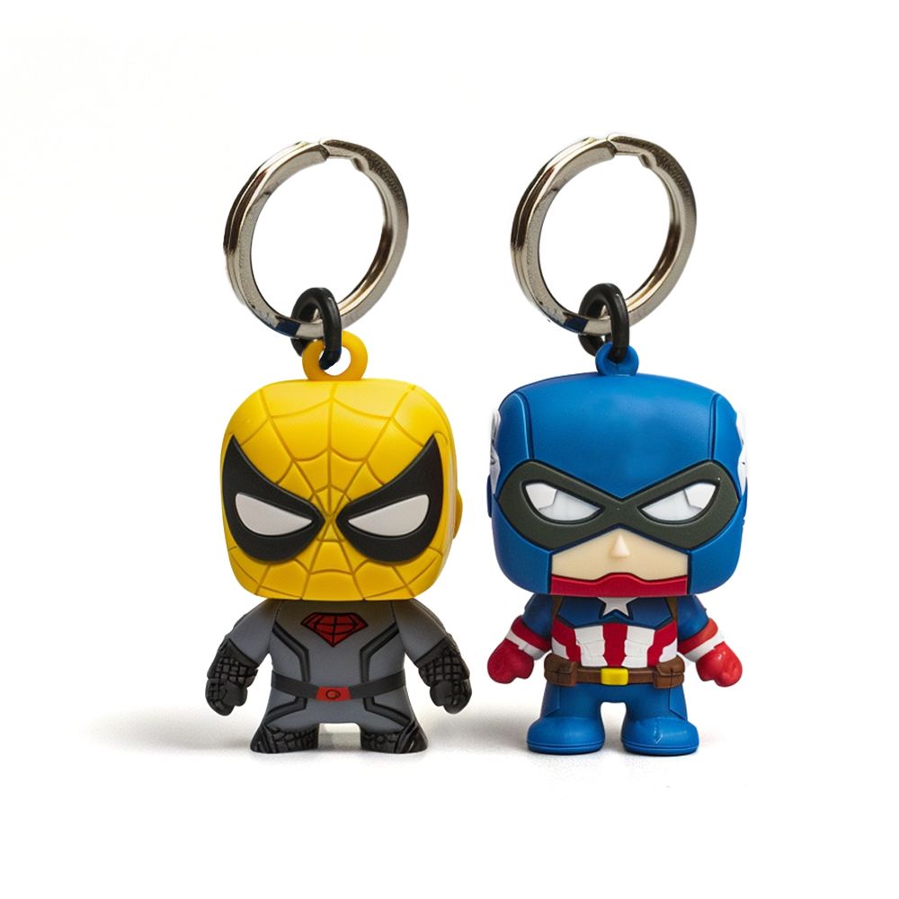 Custom Cubic Character Soft PVC Keyring | Tailored Corporate Gift ...