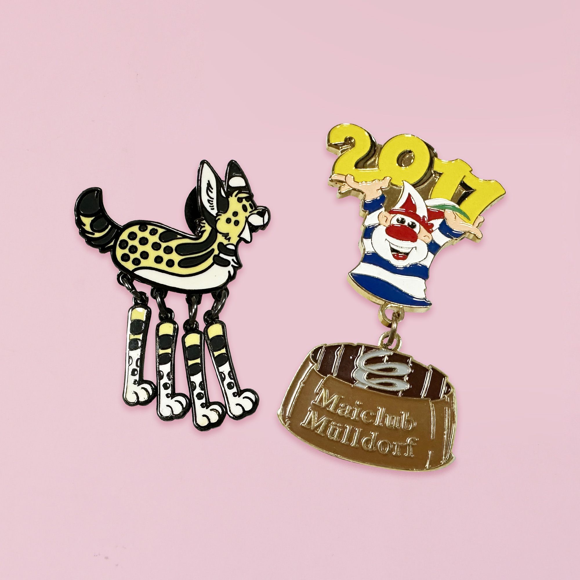 Custom Dangling Lapel Pin | OEM Manufacturer of Bespoke hanging lapel ...