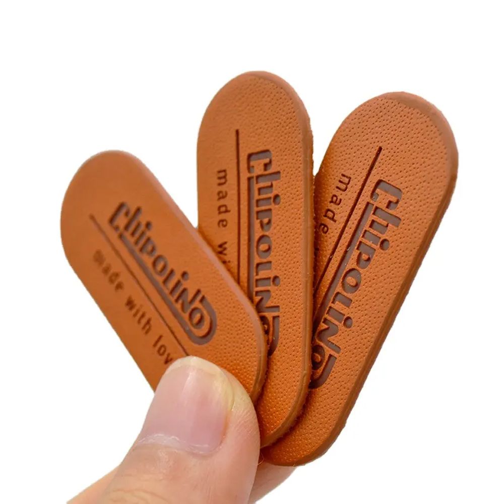 Custom Debossed Leather Label | OEM Manufacturer of Custom Recessed ...