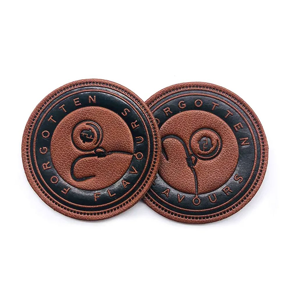 Custom Debossed Leather Label | OEM Manufacturer of Custom Recessed ...