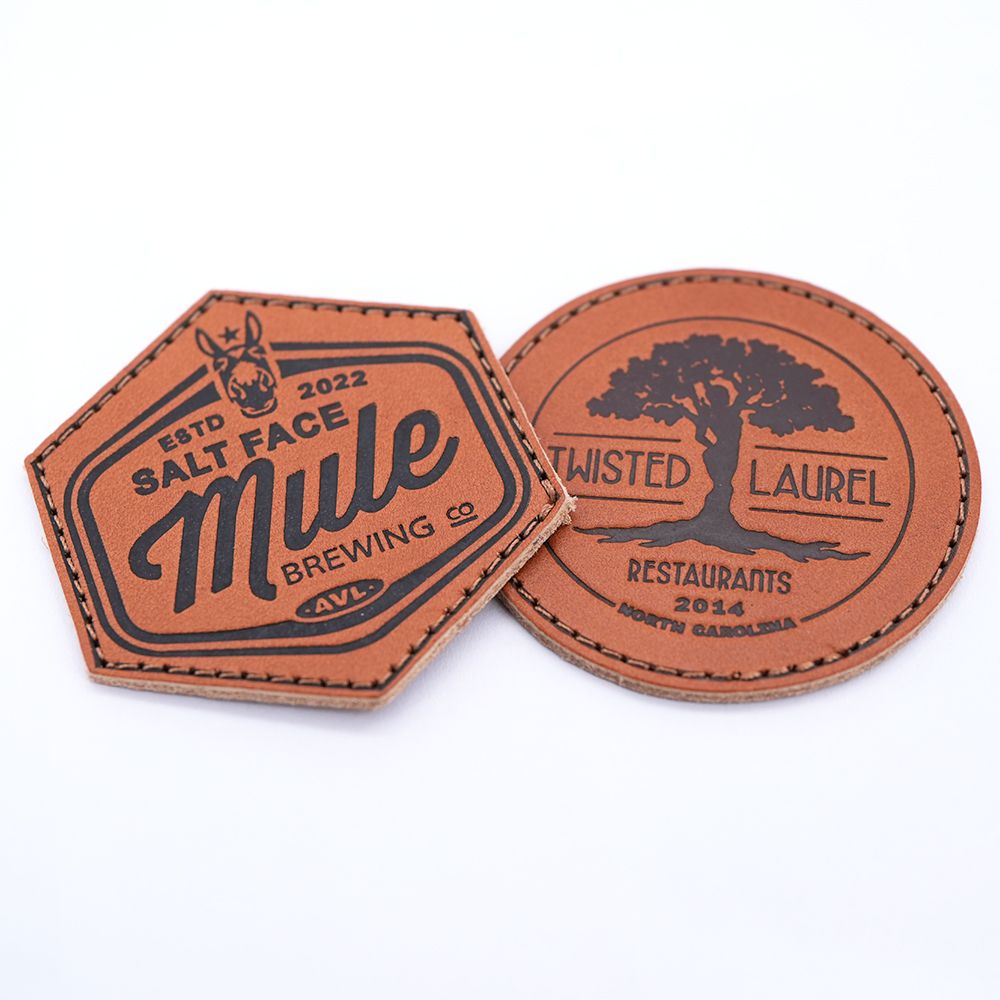 Custom Debossed Leather Patch | OEM Manufacturer of Custom Debossed PU ...
