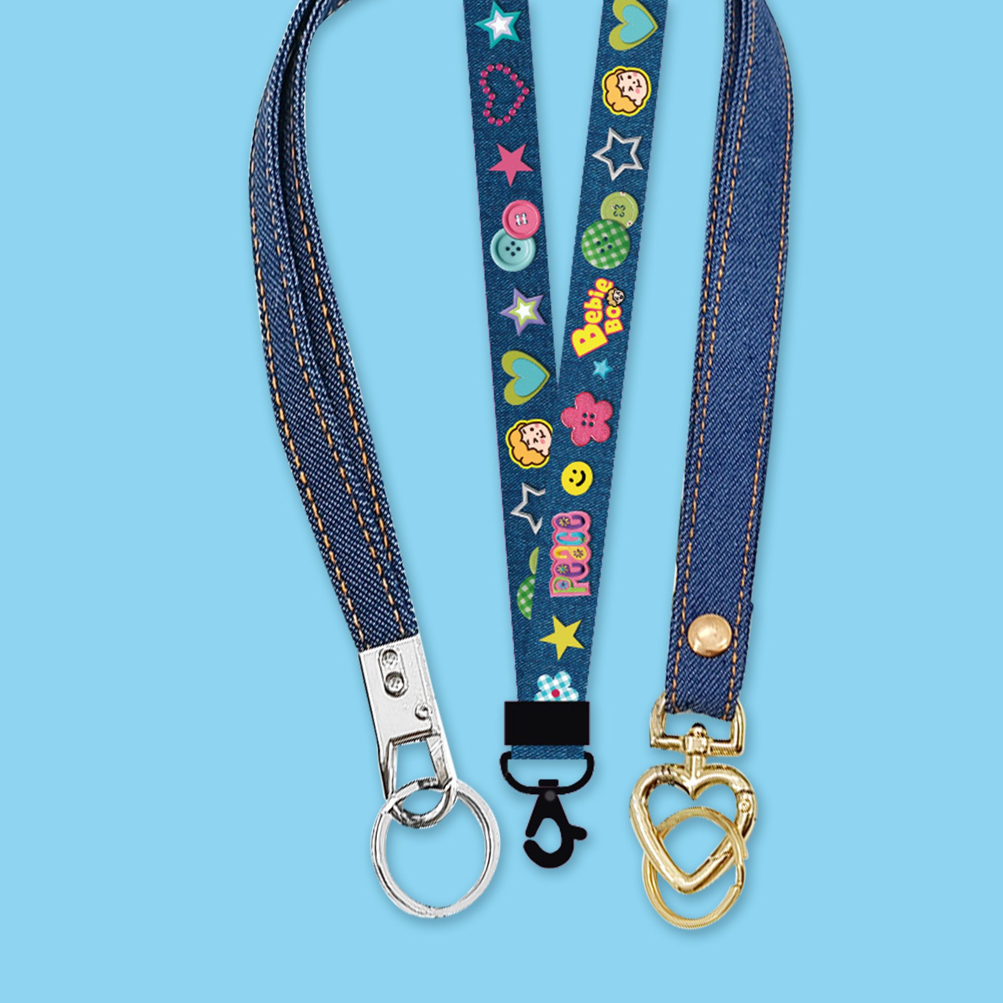 Custom Denim Lanyard | OEM Manufacturer of Experience Durability and ...