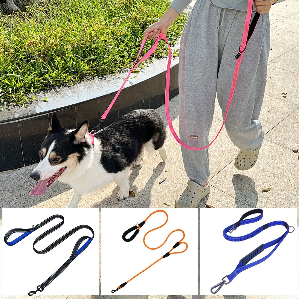 Custom Double Handle Leash | OEM Manufacturer of Two Handle Dog Leash ...