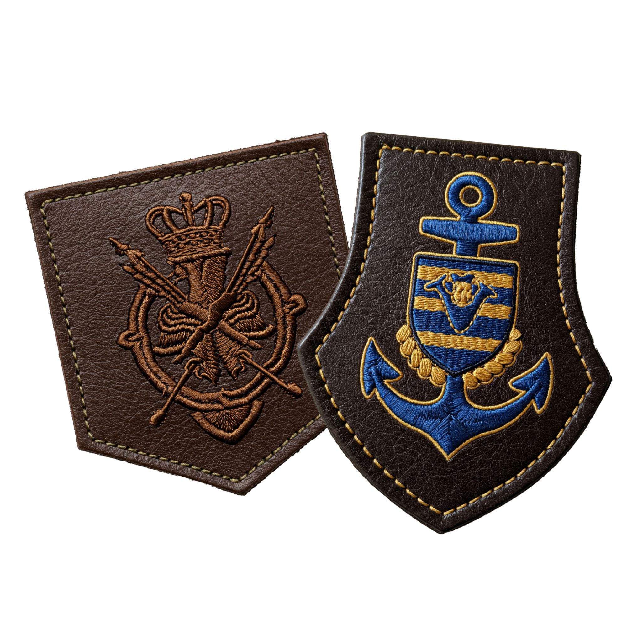 Custom Embroidered Leather Patch | OEM Manufacturer of High-Quality Custom Embroidered Leather ...