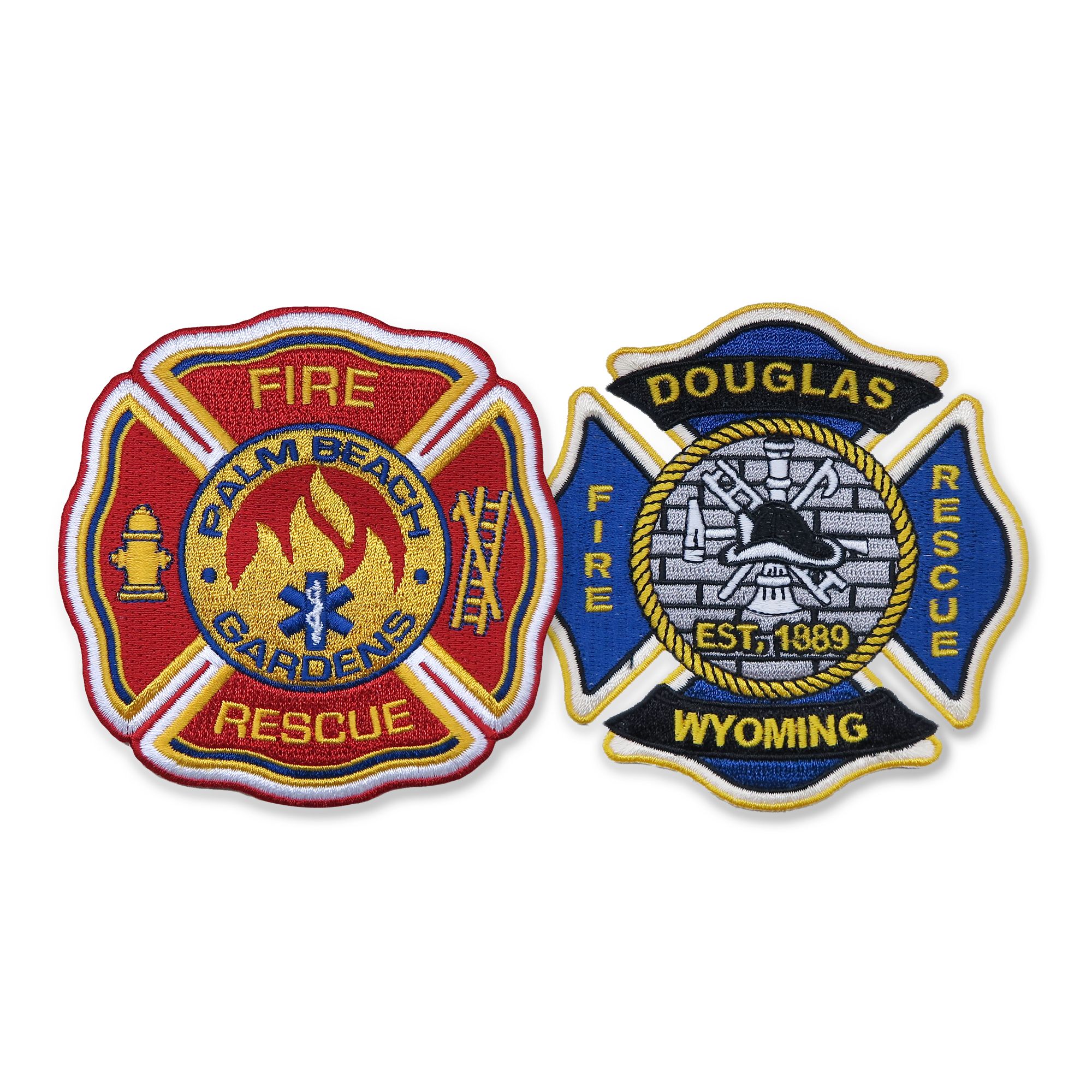 Custom Firefighter Embroidery Patch | OEM Manufacturer of Custom ...