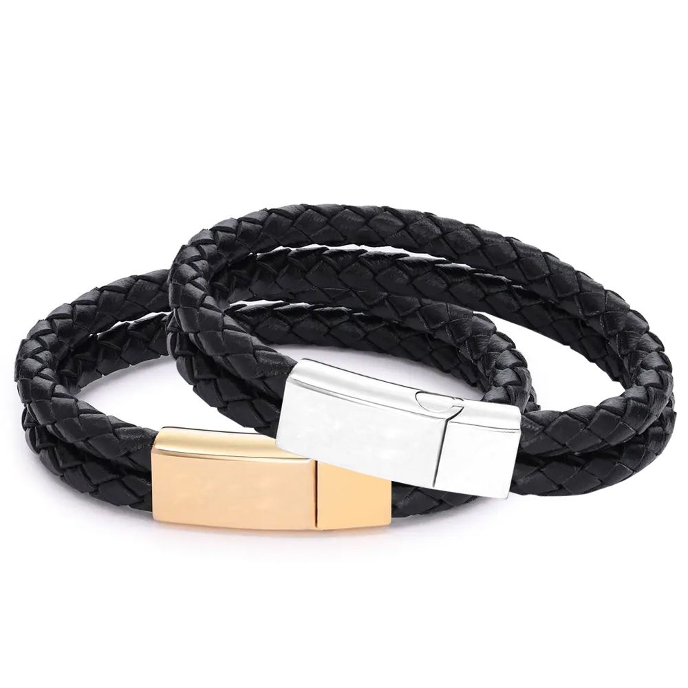 Custom Leather Bracelet | OEM Manufacturer of Factory-Direct Custom Leather Wristbands Ensure ...