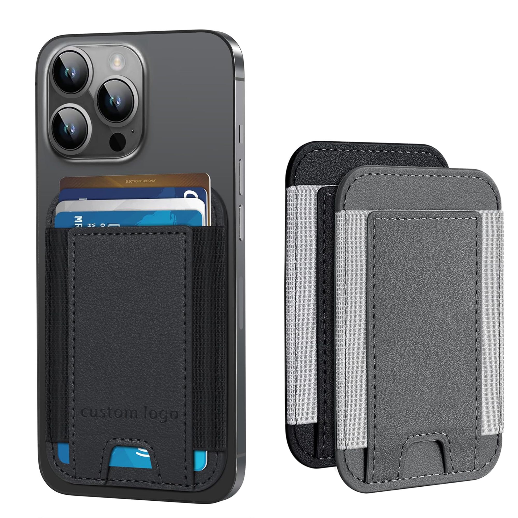 Custom Leather Cellphone Card Sleeves | OEM Manufacturer of Leather ...