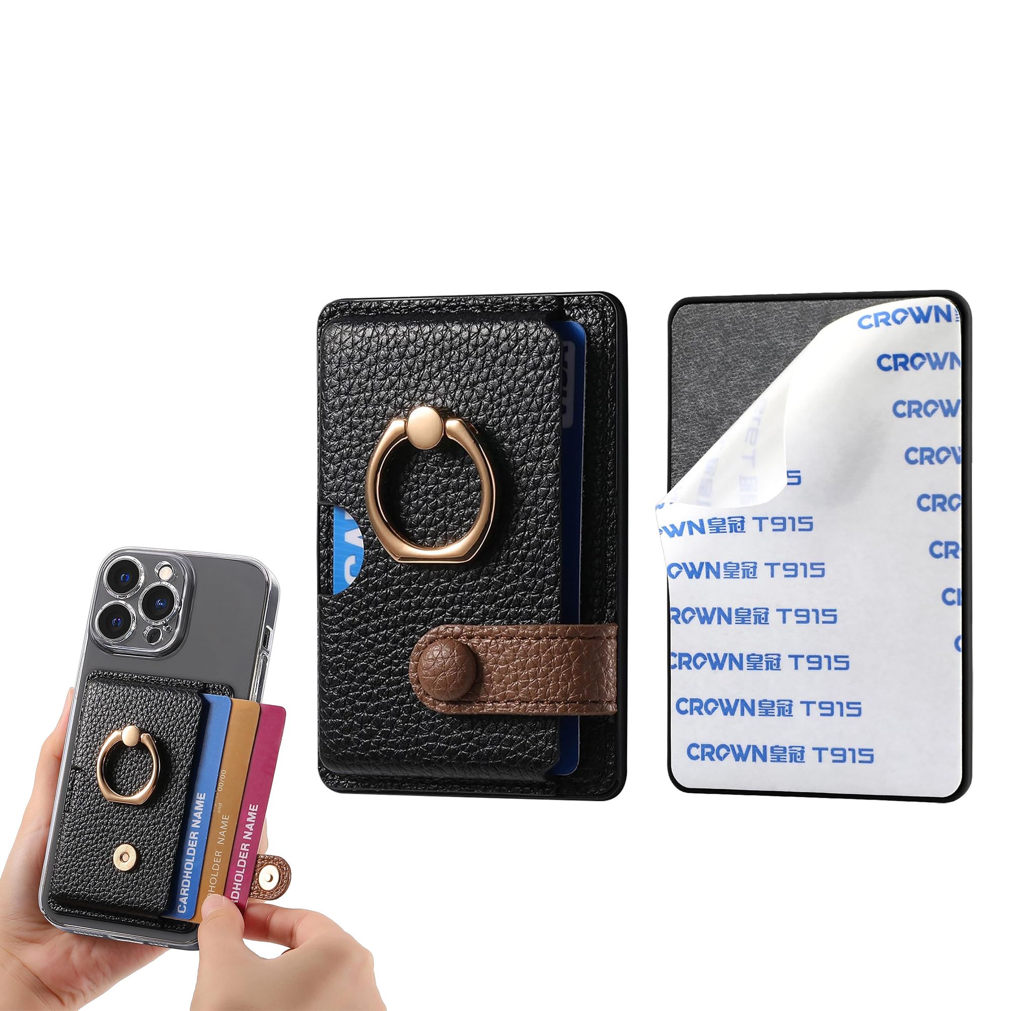 Custom Leather Cellphone Card Sleeves | OEM Manufacturer of Leather ...