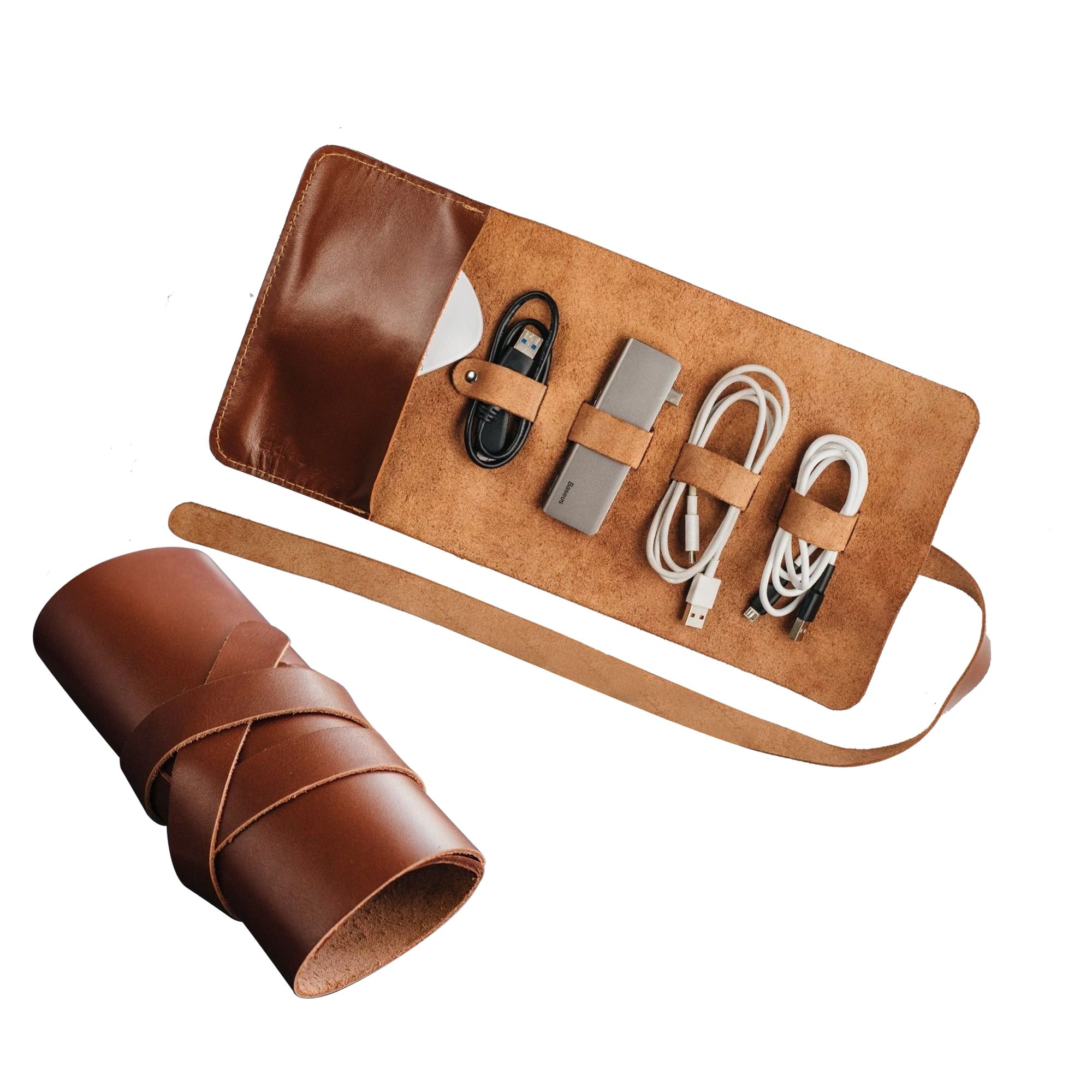 Custom Leather Cord Organizers | OEM Manufacturer of Custom Leather ...