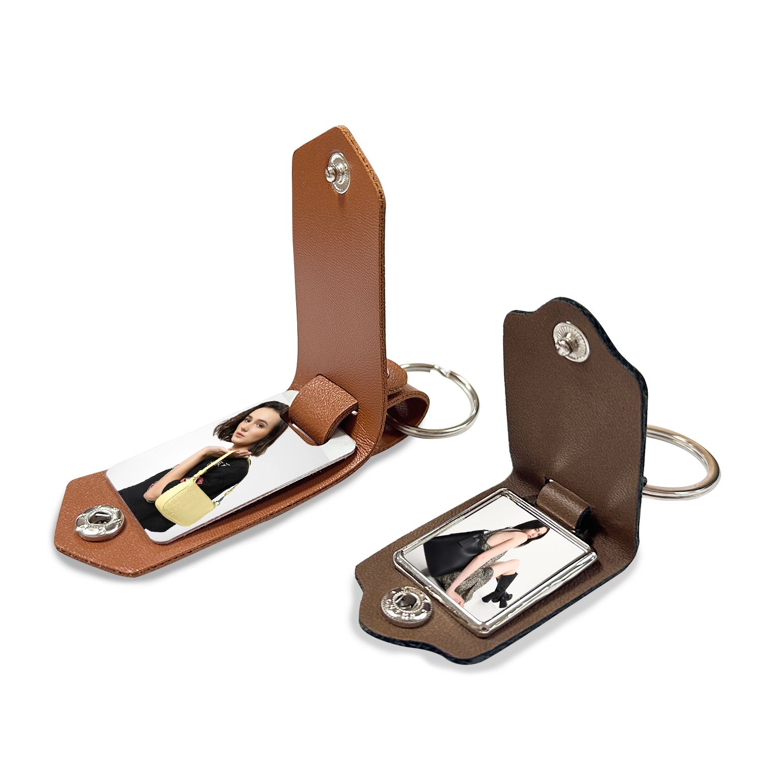 Custom Leather Photo Keychain | OEM Manufacturer of Custom Leather ...