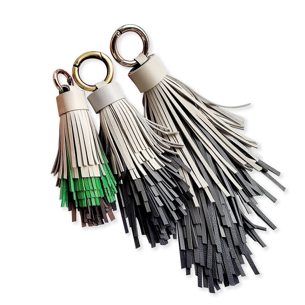 Custom Leather Tassel Keychain | OEM Manufacturer of Personalized ...