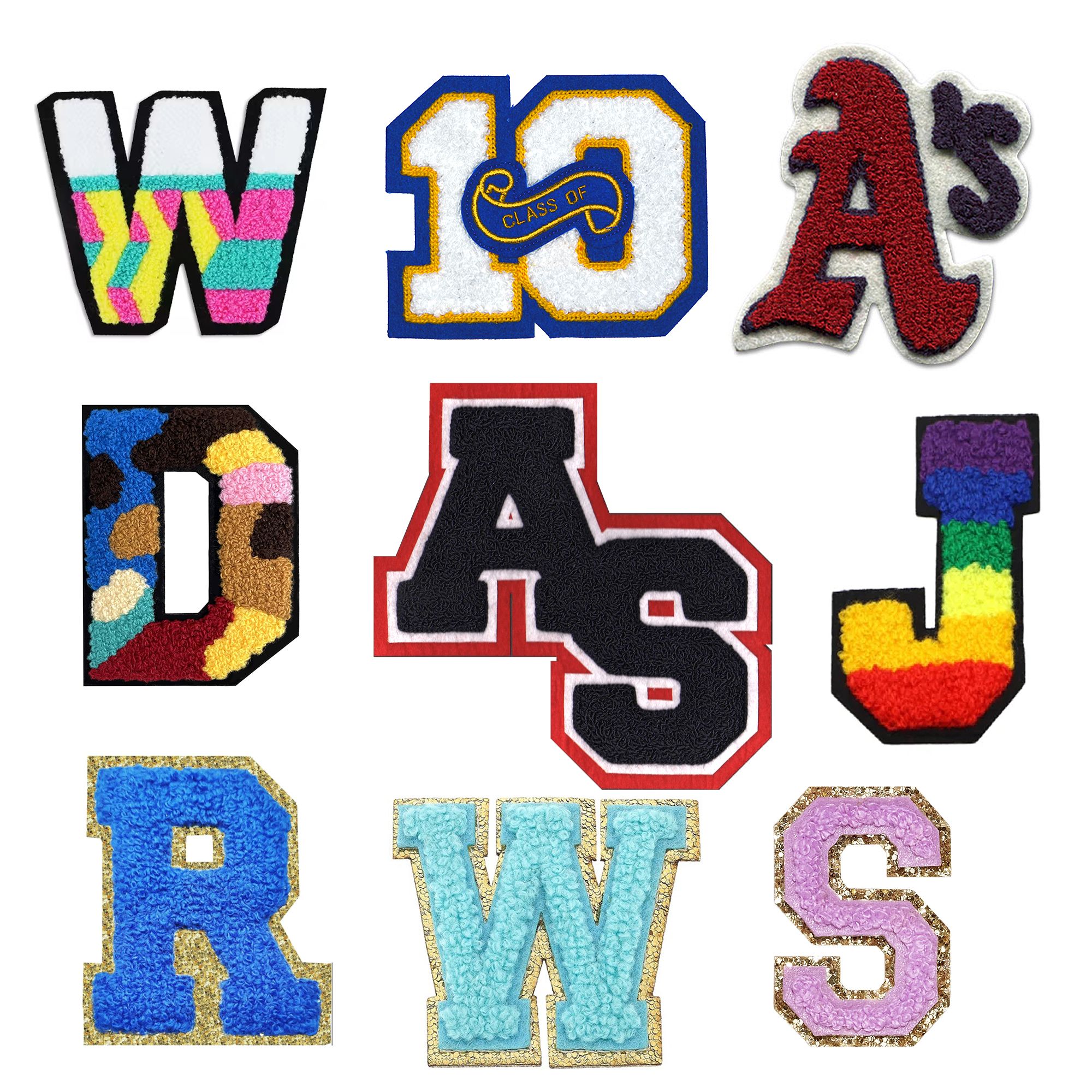 Custom Letter Chenille Patch | OEM Manufacturer of Personalized ...