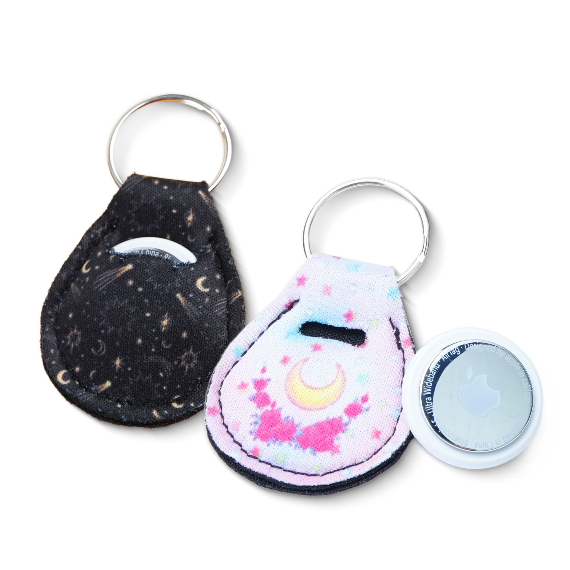 Custom Neoprene Apple AirTag & Token Holder Keychain | OEM Manufacturer ...