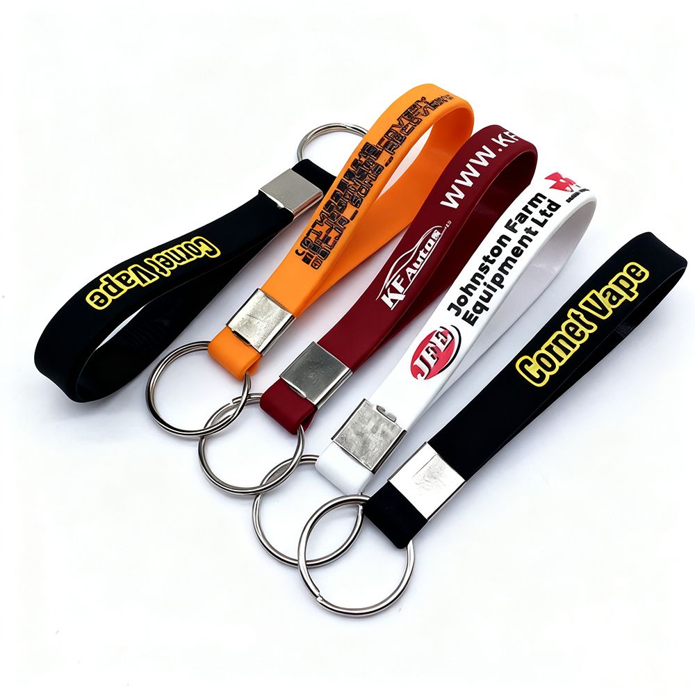 Custom PVC Wristlet Strap Keychain | OEM Manufacturer of Low-Cost ...
