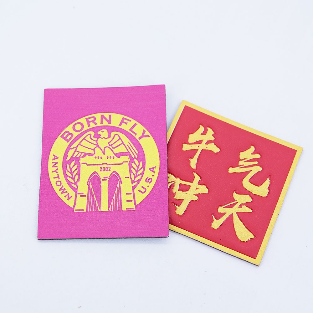 Custom Printed Leather Patch | OEM Manufacturer of Personalized Custom ...