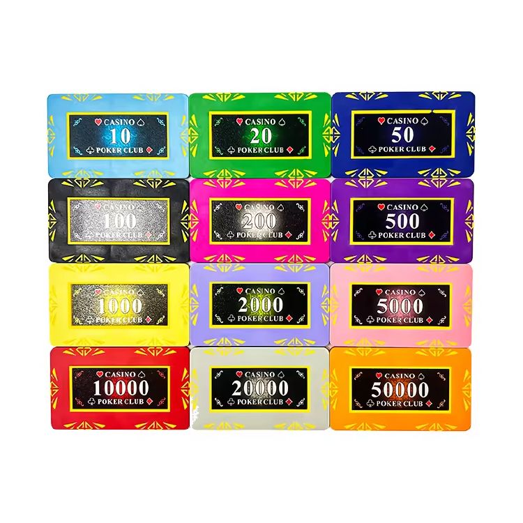 Custom Rectangle Poker Chip | OEM Manufacturer of Bespoke Rectangular ...