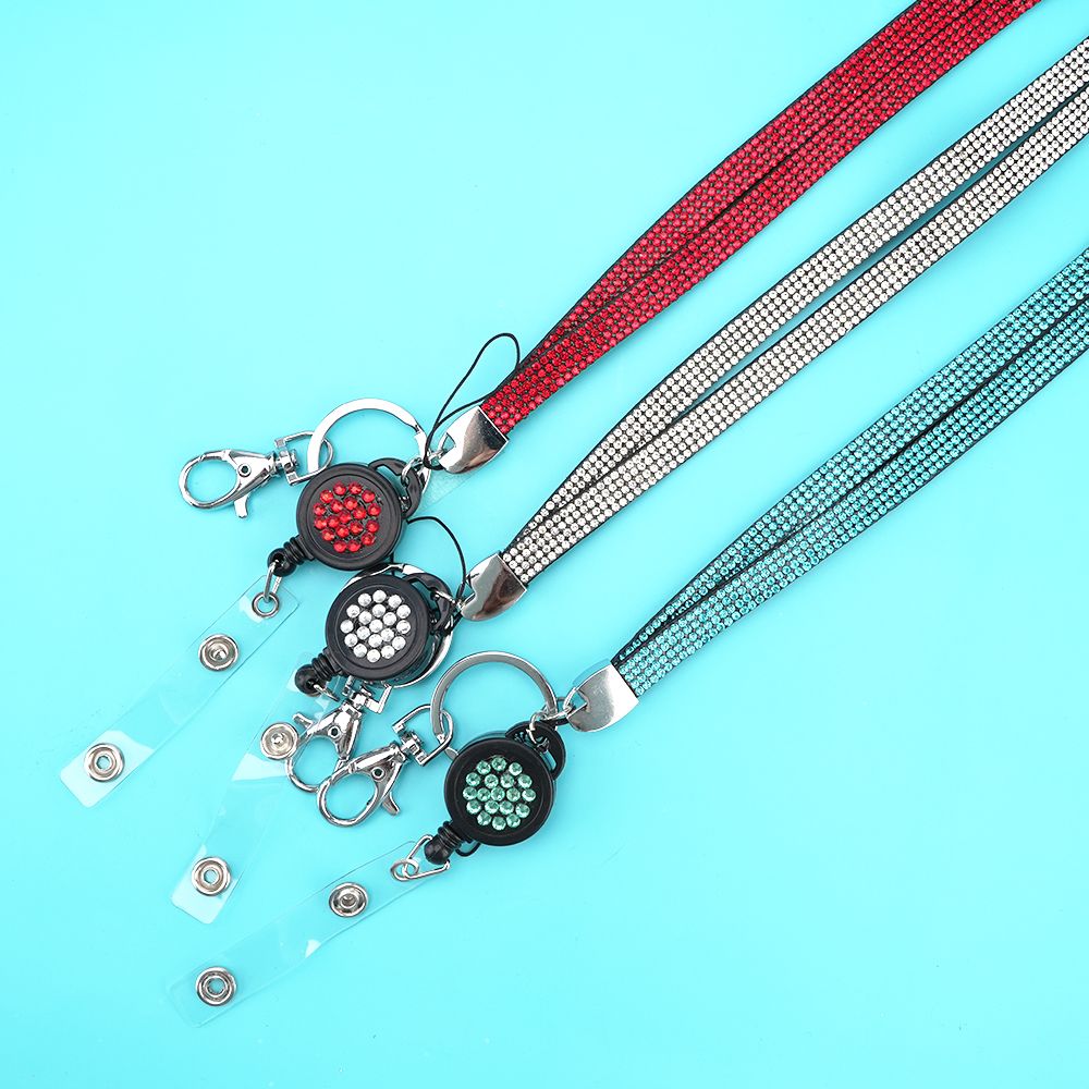Custom Rhinestone Lanyard | OEM Manufacturer of Sparkle and Shine with ...
