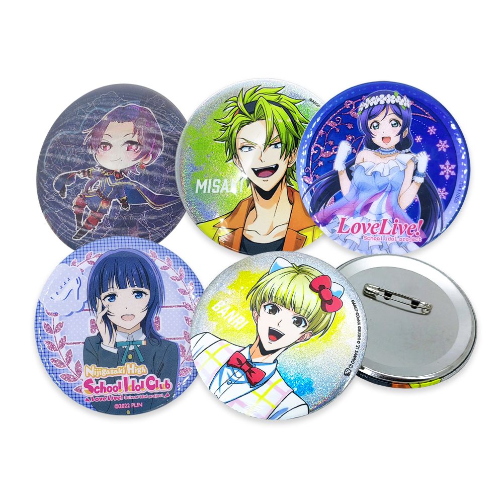 Custom Round Button Badge | OEM Manufacturer of Custom Round Pinback ...