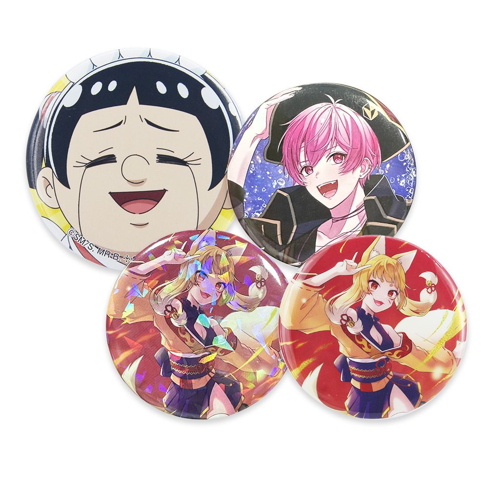 Custom Round Button Badge | OEM Manufacturer of Custom Round Pinback ...