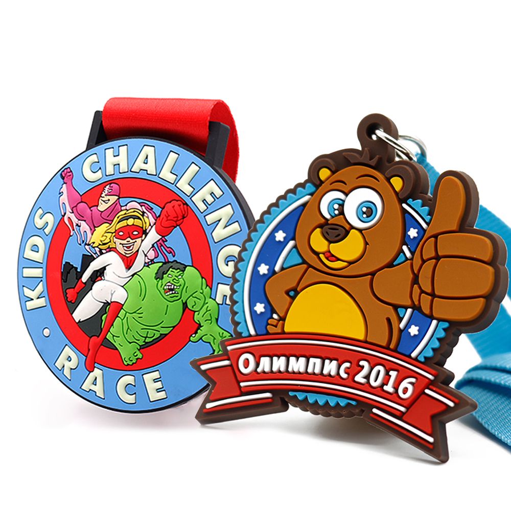 Custom Soft PVC Medal | OEM Manufacturer of Personalized Rubber Medals ...