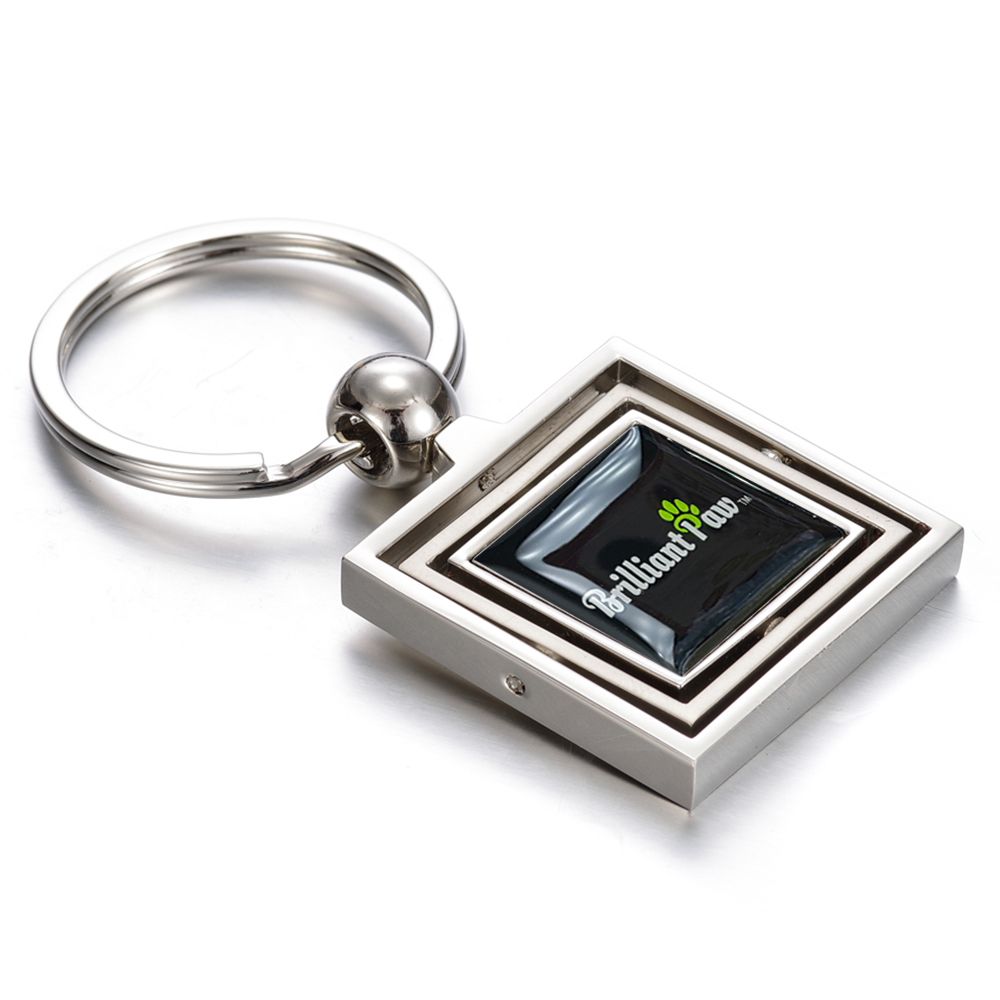 Custom Spinning Keychain | OEM Manufacturer of Unique Custom Spinning Keyrings: Dynamic Design ...