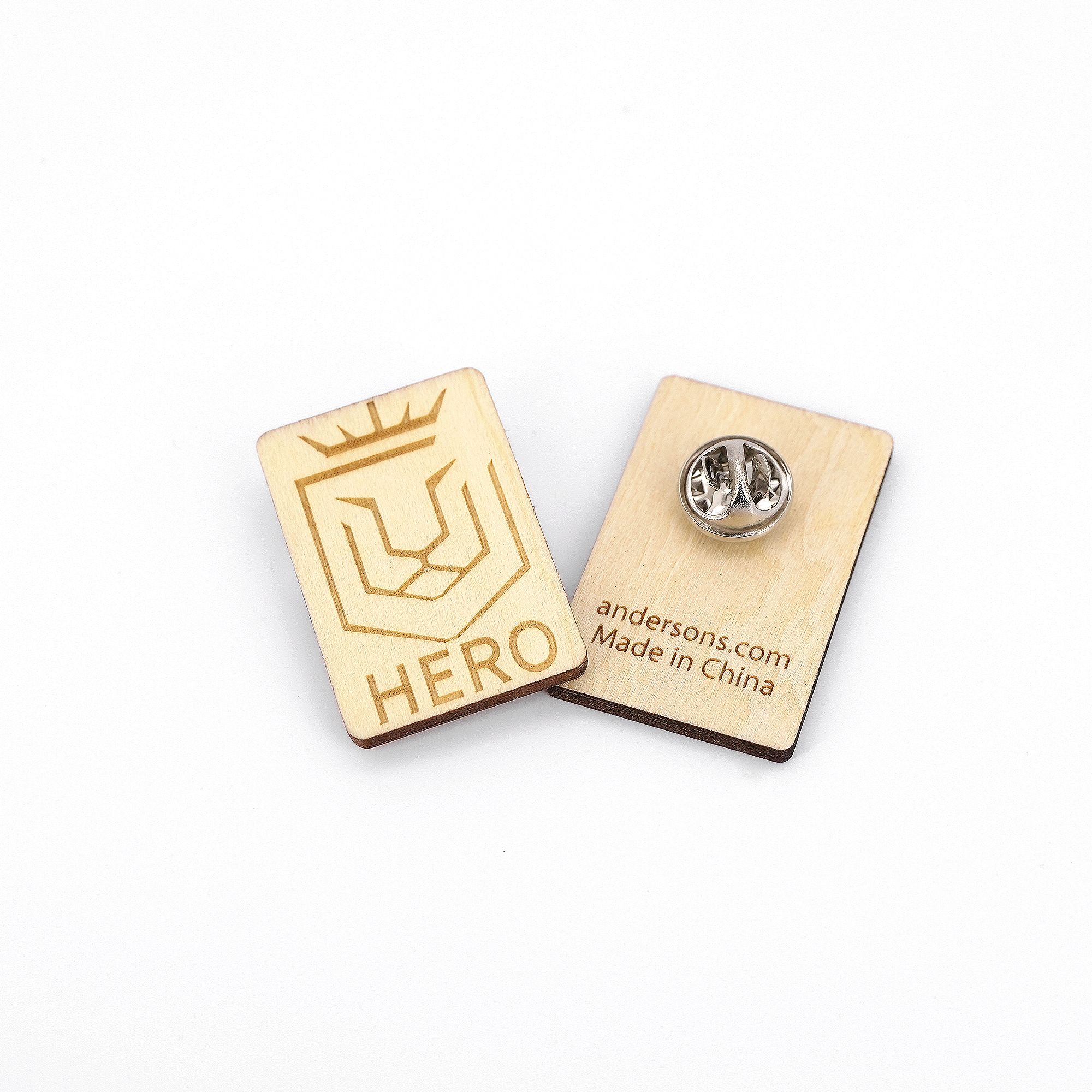 Custom Wooden Pin Badge | OEM Manufacturer of Elevate Your Brand with Custom Wooden Lapel Pin ...