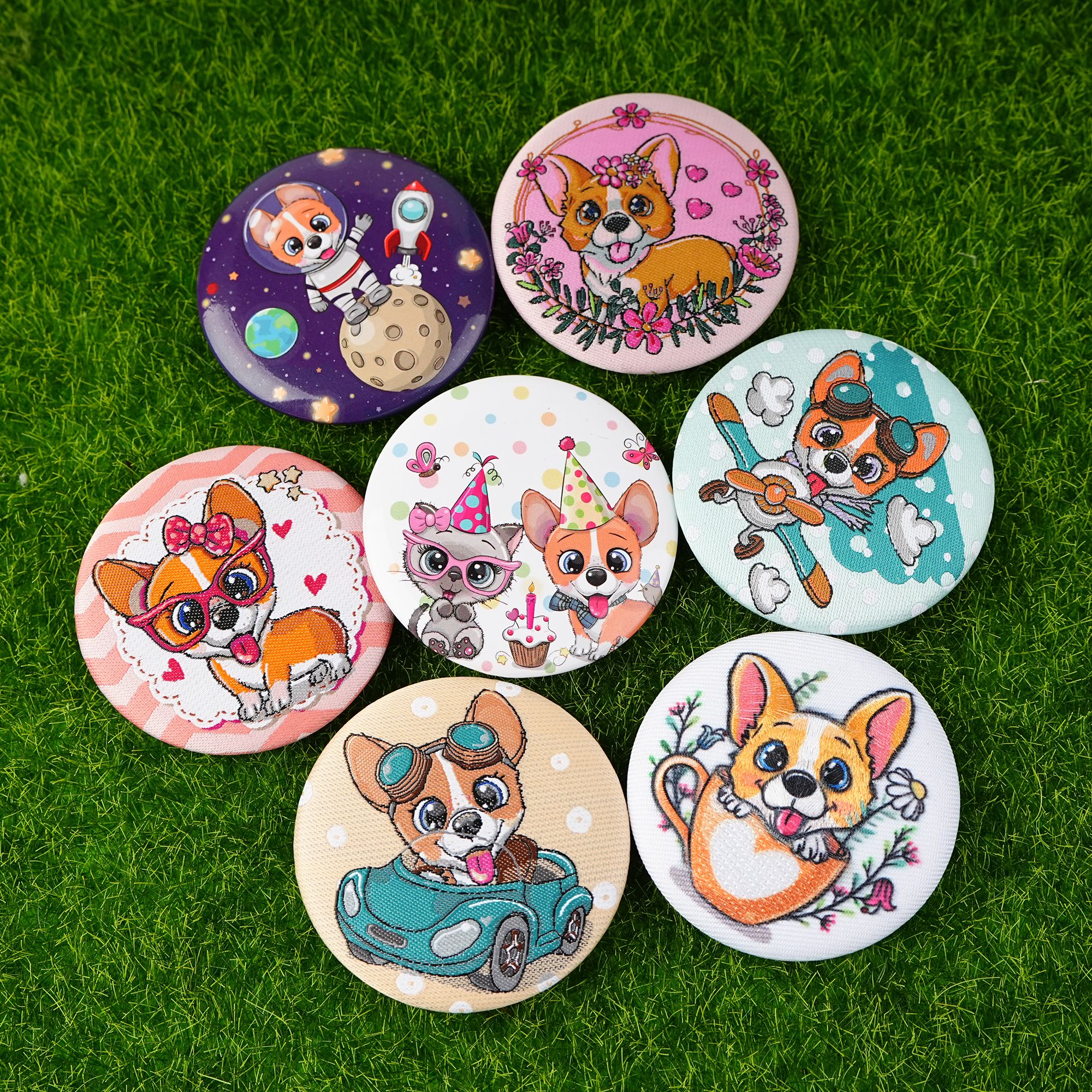 Cute Pinback Button Pin | OEM Manufacturer of Bulk Cute Button Pins ...
